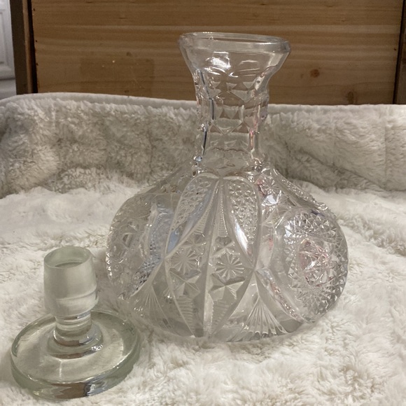 Other | 195 Eapg Cambridge Glass Majorie Hobstar Decanter | Poshmark
